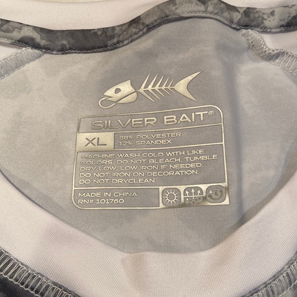 Silver Bait | Shirts | Silver Bait Performance Fishing Shirt | Poshmark